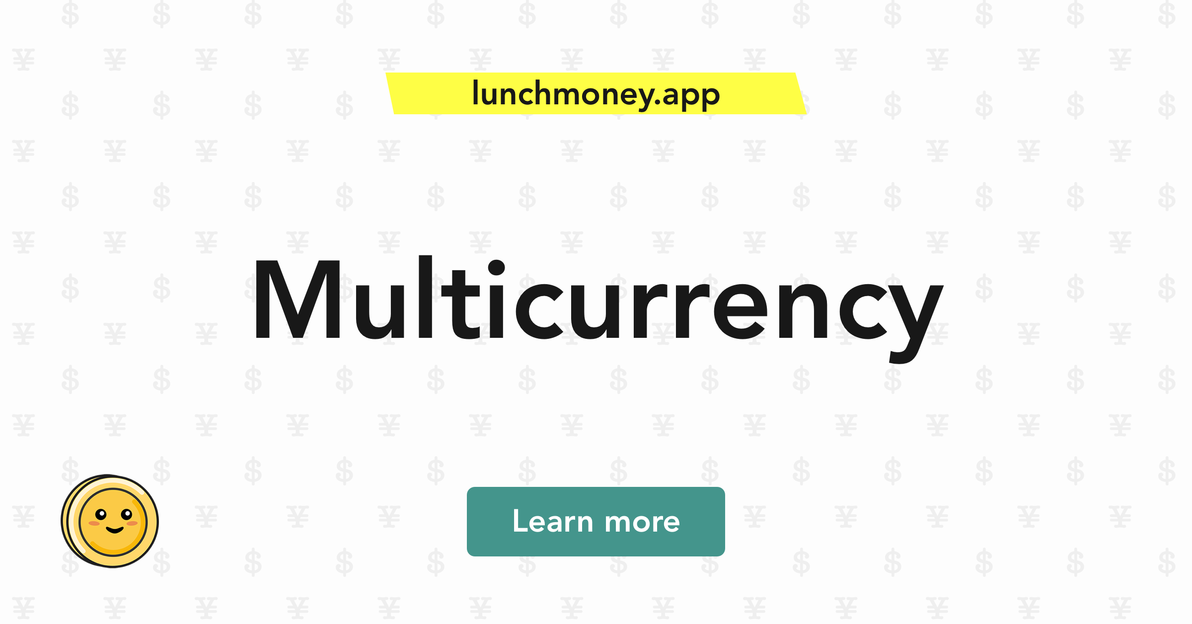 Multi Currency Budgeting App | Lunch Money